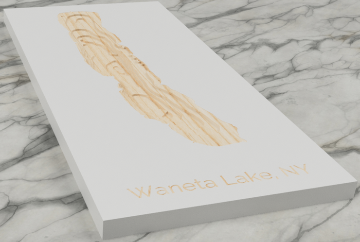 Waneta Lake depth map – Karten Products